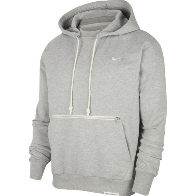ナイキ メンズ パーカー Nike Standard Issue Hoodie フーディー Dark Grey Heather/Pale Ivory