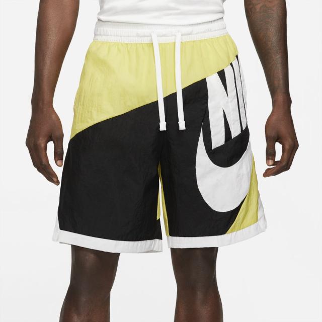 ナイキ メンズ ショーツ Nike Throwback Futura Shorts - Saturn Gold/Black/White