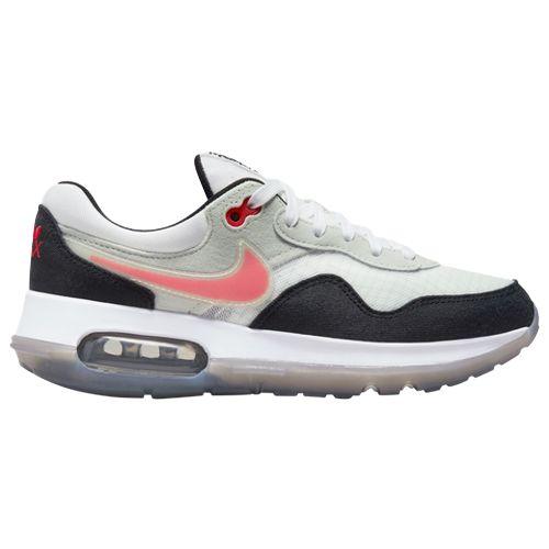 ナイキ キッズ スニーカー Nike Air Max Motif GS - Black/Siren Red/Grey Fog