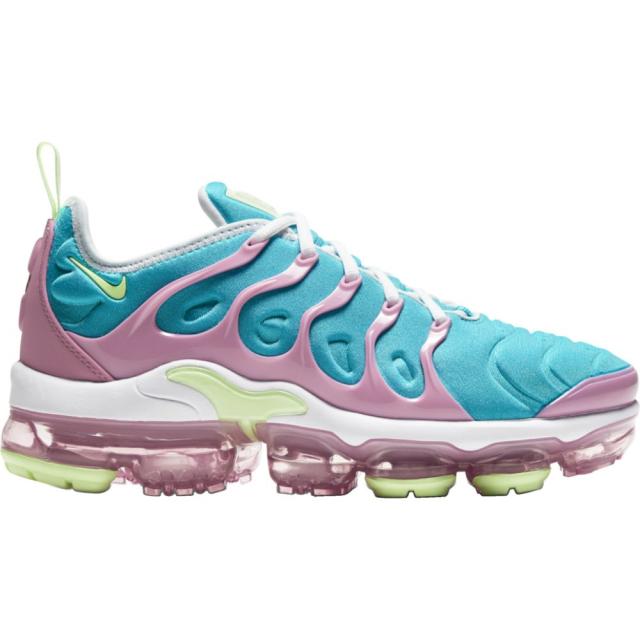 ナイキ レディース スニーカー Nike Air Vapormax Plus カジュアルシューズ White/Barely Volt/Platinum Tint