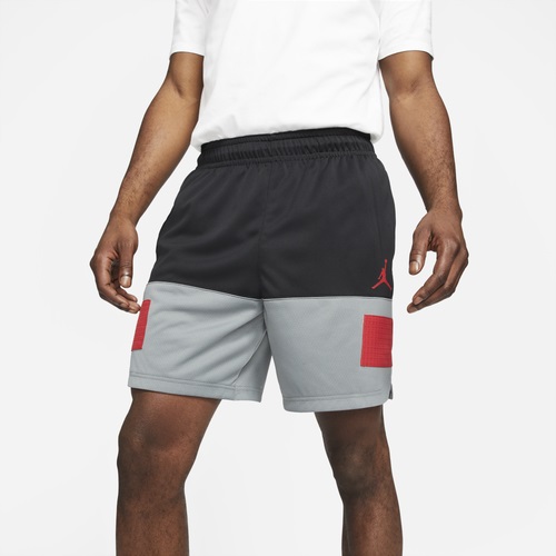 ジョーダン メンズ ショーツ Jordan Dry Air Statement Shorts - Black/Smoke Grey/Gym Red