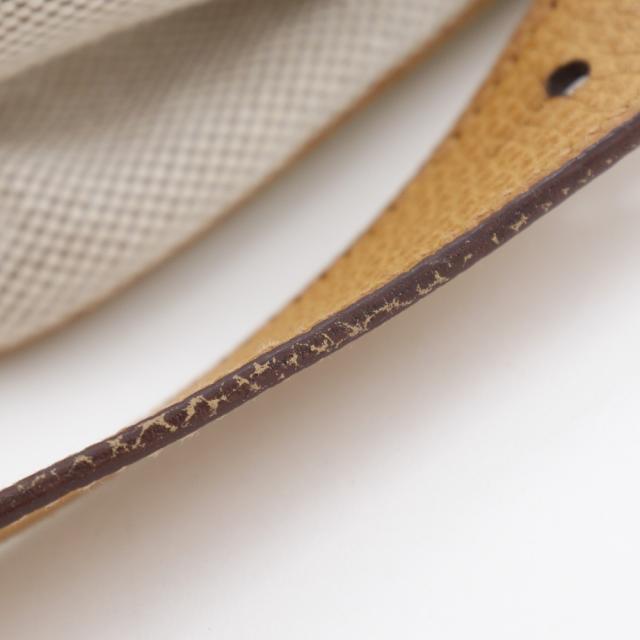 HERMES エルメス サックコロラドMM トワルアッシュ ゴールド 茶