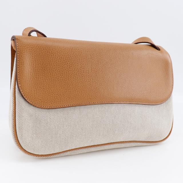 HERMES エルメス サックコロラドMM トワルアッシュ ゴールド 茶 ショルダーバッグ HERMES エルメス サックコロラドMM トワルアッシュ ゴールド 茶