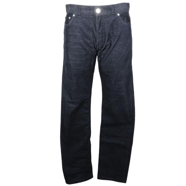 LOUIS VUITTON ルイ・ヴィトン サークルLV コーデュロイ コットン 濃紺 パンツ メンズ