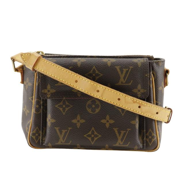 LOUIS VUITTON ルイ・ヴィトン ヴィヴァシテPM M51165 モノグラムキャンバス 茶