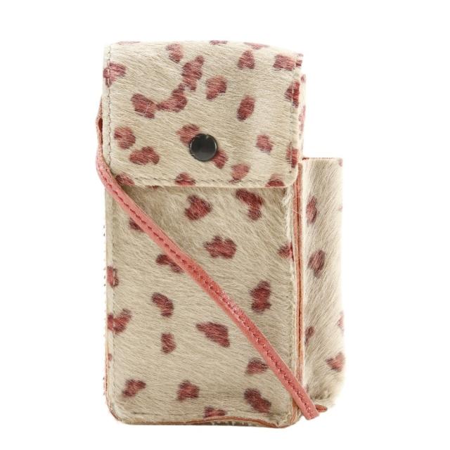 BOTTEGAVENETA ボッテガヴェネタ アクセサリーポシェット ポーチ ポーチ ハラコ ベージュ