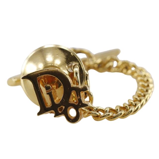 Dior クリスチャンディオール タイタック ロゴ ロゴ 金メッキ タイピン メンズ 【中古】