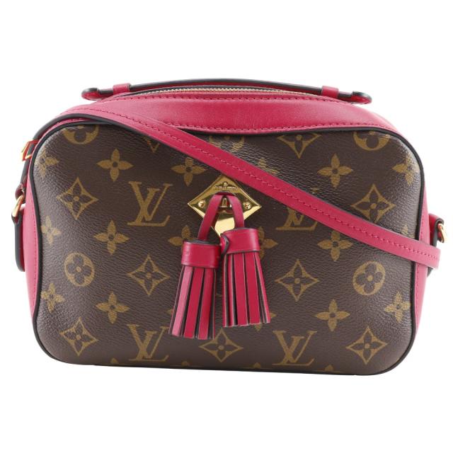 LOUIS VUITTON ルイ・ヴィトン サントンジュ 2WAY M43556 モノグラムキャンバス コクリコ 茶/赤