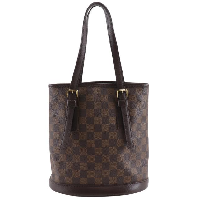 LOUIS VUITTON ルイ・ヴィトン マレ バケット ショルダーバッグ N42240 ダミエキャンバス 茶