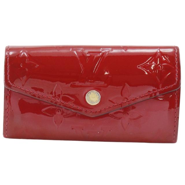 LOUIS VUITTON ルイ・ヴィトン ミュルティクレ4 M91976 モノグラムヴェルニ ポムダムール 赤