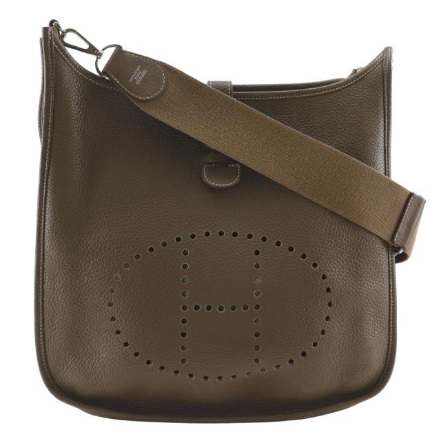 HERMES エルメス エヴリン3 GM エブリン トリヨンクレマンス エトゥープ ショルダーバッグ