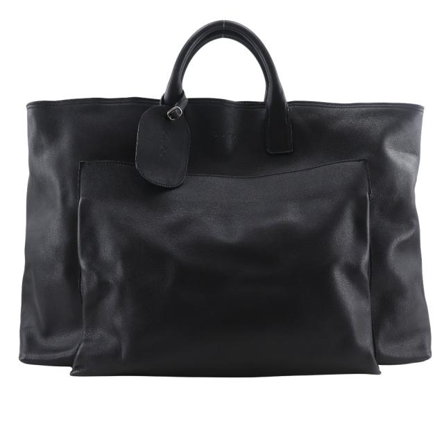 GUCCI グッチ カーフ 黒 ボストンバッグ ユニセックス 【中古】