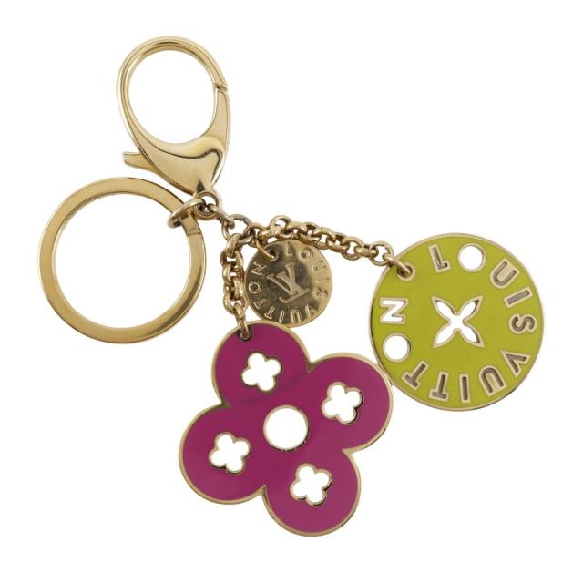 LOUIS VUITTON ルイ・ヴィトン ポルトクレ・ルーピング バッグチャーム M66006 金メッキ