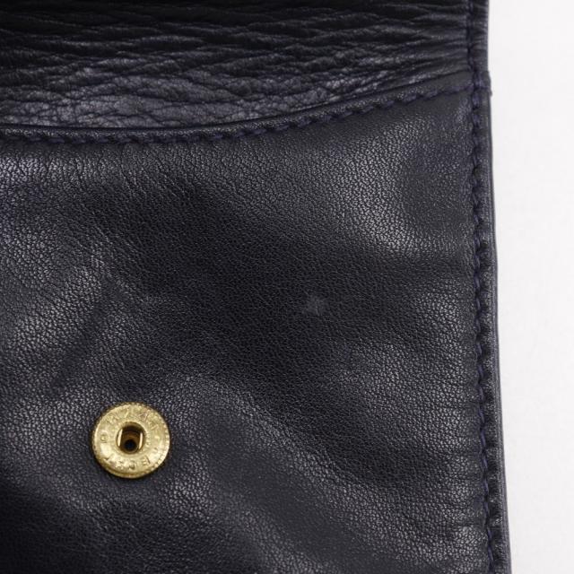 CHANEL シャネル ココマーク 眼鏡ケース 眼鏡ケース ラムスキン 黒