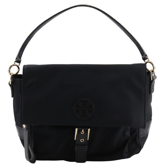 Tory Burch トリーバーチ ティルダ セミショルダー 51332 ナイロン 黒 ショルダーバッグ
