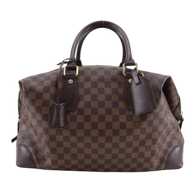 LOUIS VUITTON ルイ・ヴィトン ヴァスラヴ N41537 ダミエキャンバス 茶 ボストンバッグ