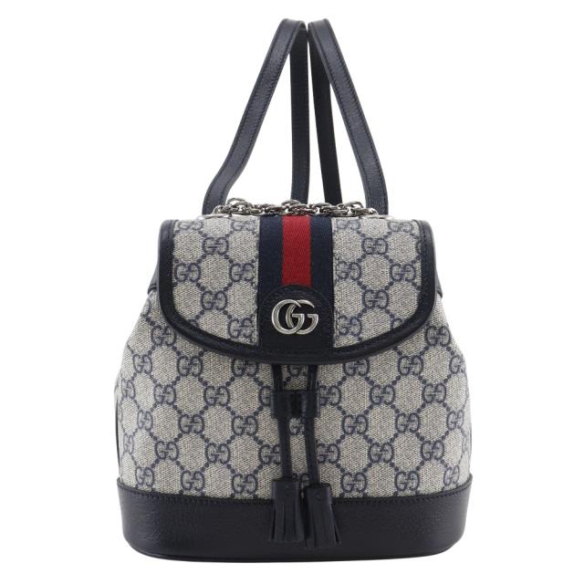 GUCCI グッチ オフィディア ミニ 795221 GGスプリームキャンバス グレー/紺