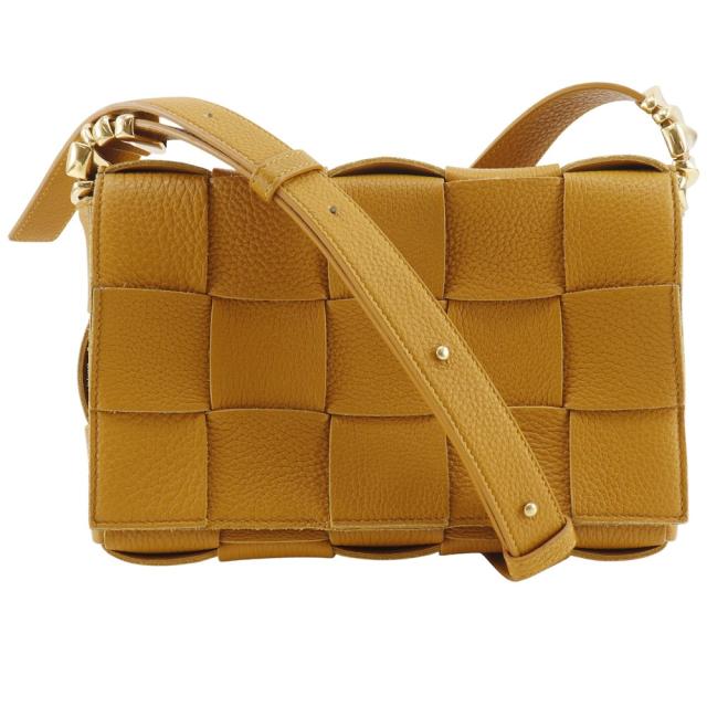 BOTTEGAVENETA ボッテガヴェネタ カセット イントレチャート 666870 カーフ キャメル