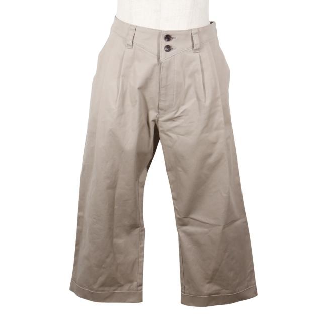 OLLEBOREBLA オレボレブラ ハーフパンツ チノ コットン ベージュ クロップドパンツ