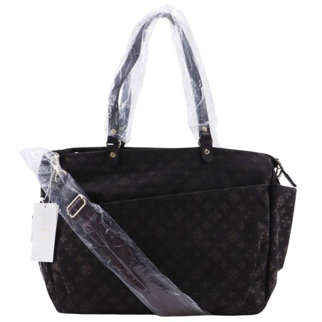 russet ラシット 2WAYショルダー ナイロン ダークブラウン トートバッグ レディース