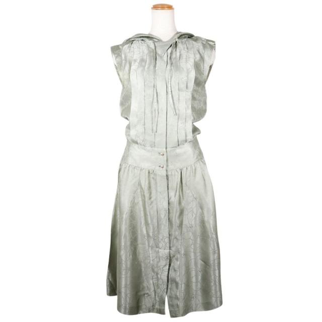 CHANEL シャネル ココマーク フラワー 01P P17520V09803 シルク ワンピース レディース