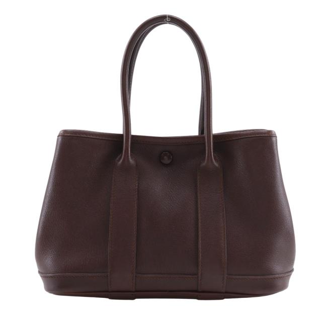 HERMES エルメス ガーデンツイリーTTPM ボルデュック ヴォースイフト 茶 ハンドバッグ