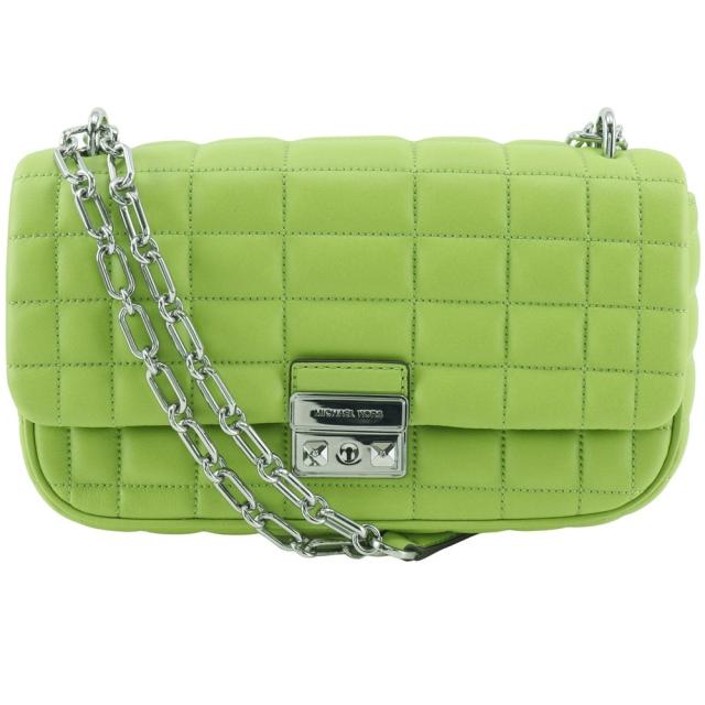 Michael Kors マイケルコース トライベッカ チェーンショルダー キルティング ラージ カーフ