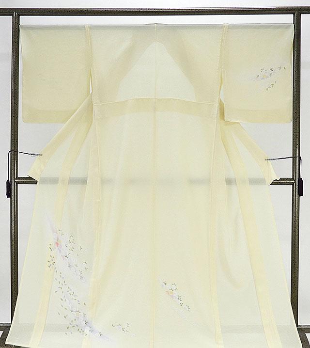 夏物  訪問着 新品仕立済 正絹 夏物 梅菊青海波模様 絽訪問着 新品  仕立て上がり  着物