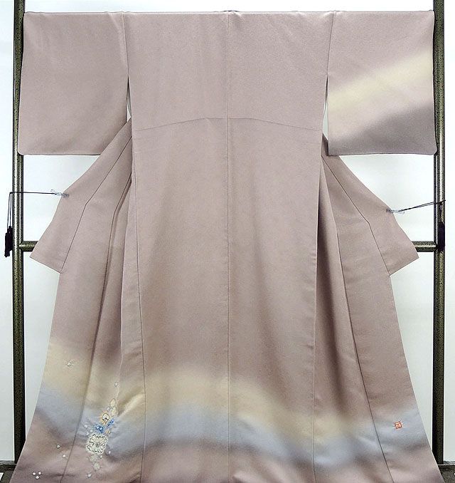 訪問着 未着用超美品 正絹 久保田一竹 一竹辻が花 一竹工房 辻が花絞り 訪問着 未使用  新古品  着物