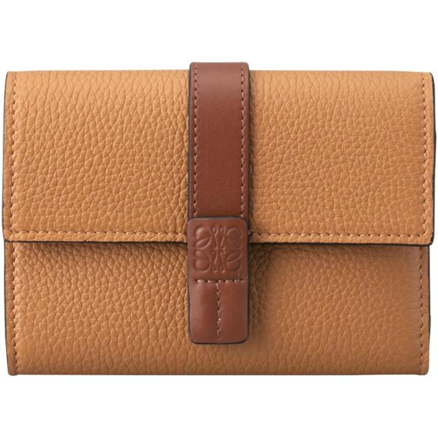ロエベ 三つ折財布 バーティカル ウォレット スモール C660S86X01-3639 ライトキャラメル/ピーカンカラー LOEWEの通販は ...