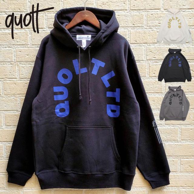 QUOLT 裏起毛 プリント パーカー クオルト LTD PARKA カジュアル トップス アウトドア キャンプ フェス 父の日 プレゼント 901t-1799