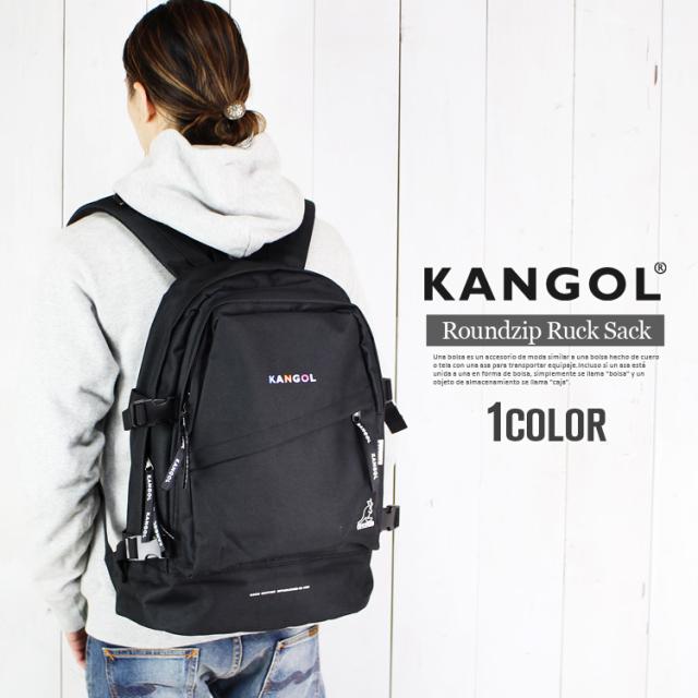 KANGOL リュックサック ロゴ ラウンドファスナー カンゴール メンズ リュック バックパック デイパック 誕生日 プレゼント 79000