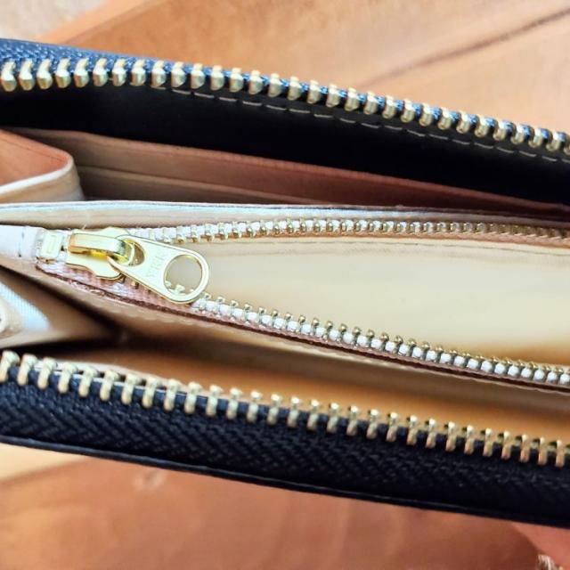 牛ヌメ革 長財布 ラウンドファスナー レザーラウンドファスナー ロング