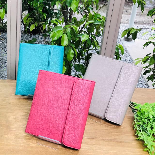 レディース マルチケース レザーケース 革 レザー お薬手帳 おくすり手帳 コジマジック イタリアンレザーお薬手帳ホルダー AR2217