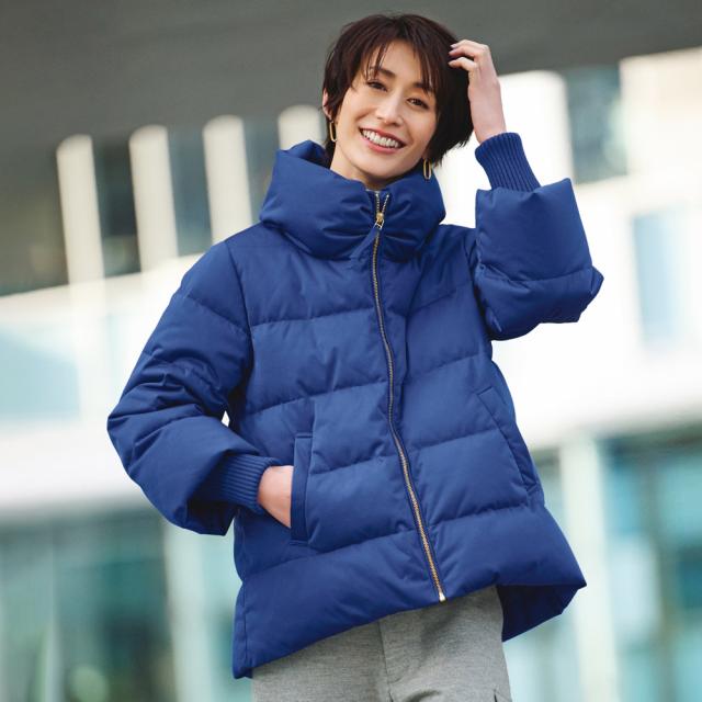 ワイドスリーブ ダウンジャケット ジャケット ショートジャケット A30801