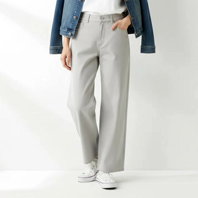 「NIKKE」 マフ デニム セミワイドパンツ パンツ ワイドパンツ PC6171