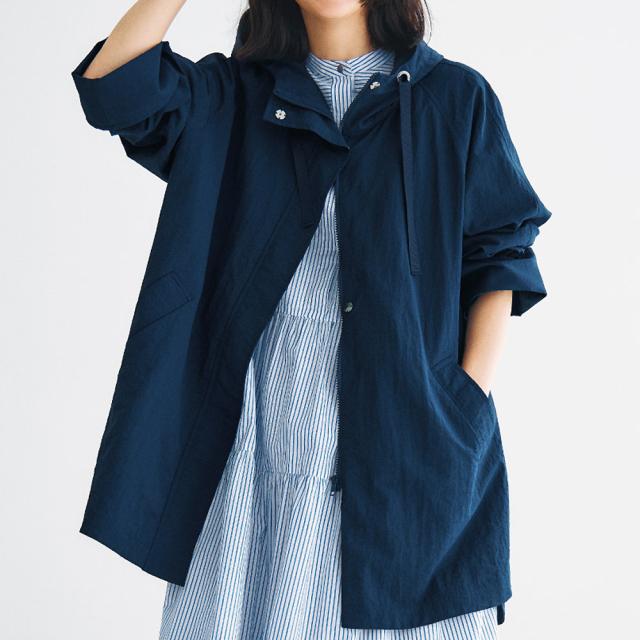 UVカット はっ水加工 ライトフーデッド ブルゾン 美容 健康 UV 紫外線対策 PC6286