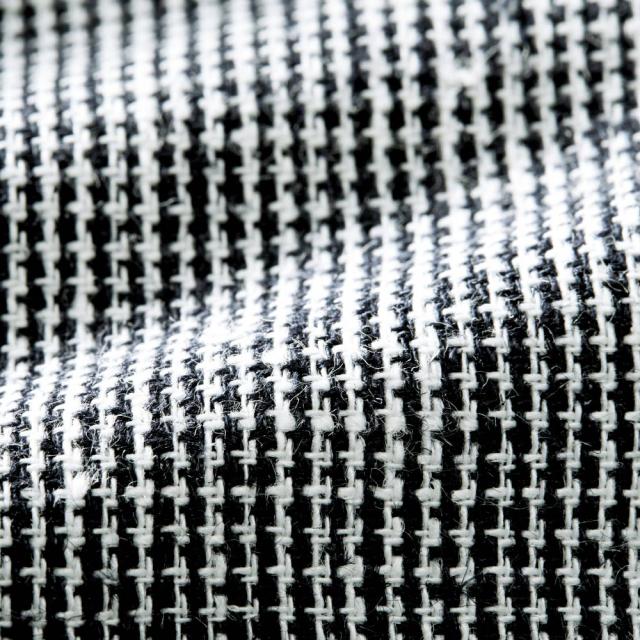 リネン混 ミニ千鳥 ノースリーブブラウス トップス シャツ ブラウス 384001