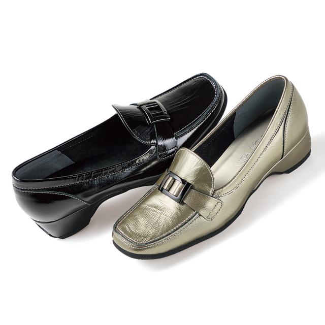 VITA NOVA/ヴィタノーヴァ 金具デザイン ローファー スニーカー コンフォートシューズ コンフォートパンプス シューズ 112207