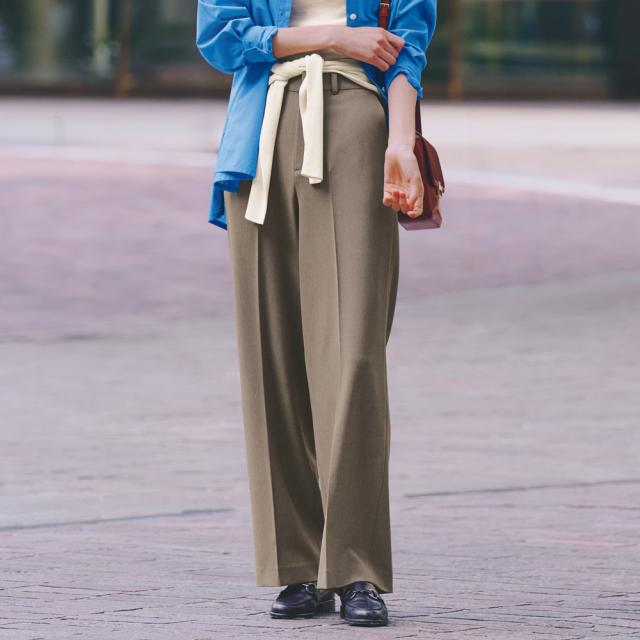 ≪股下丈64cm≫ 多機能素材 ストレッチツイル セミワイドパンツ 機能性ウェア 雑貨 インナー 101301