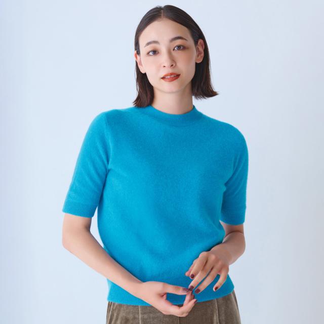 へアリーニット ハイネック プルオーバー ニット セーター ニットアンサンブル ツインニット 134102