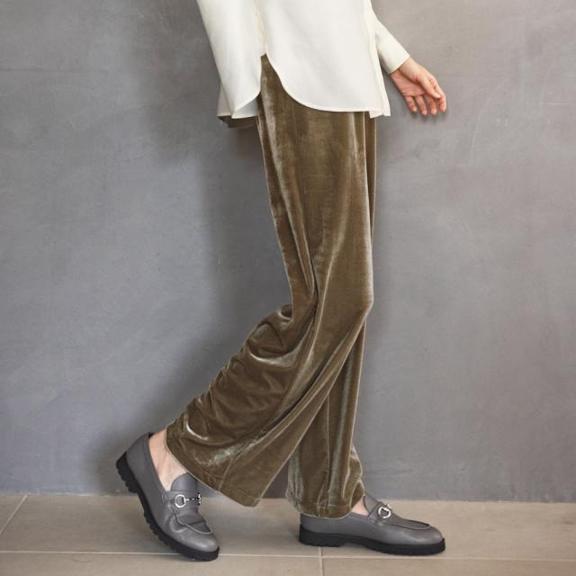 ジャージーベロア パンツ パンツ イージーパンツ 134902