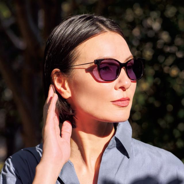 コシノジュンコ監修 フィルストン フラットリーダー サンズ サングラス兼ブルーライトカット 眼鏡 603201