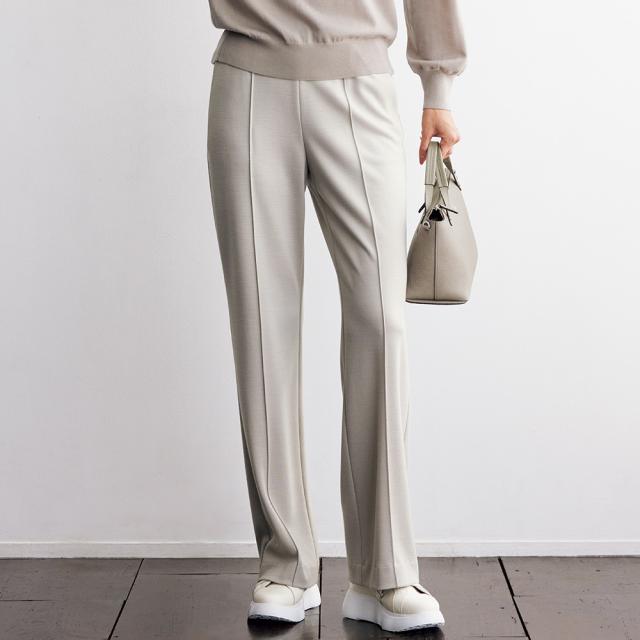 「NIKKE」 ZQウール混 ジャージー パンツ パンツ ワイドパンツ 126404