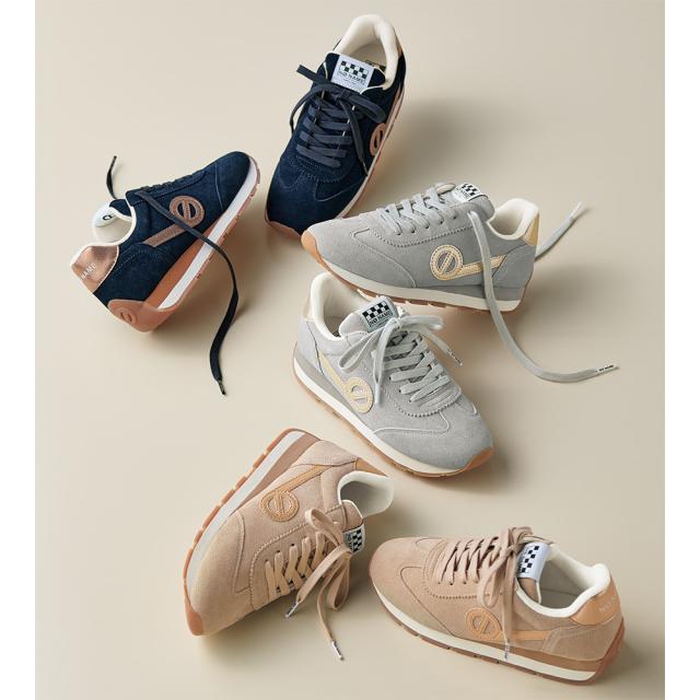 NO NAME/ノーネーム スエードレザー スニーカー スニーカー コンフォートシューズ ヒールスニーカー 129501