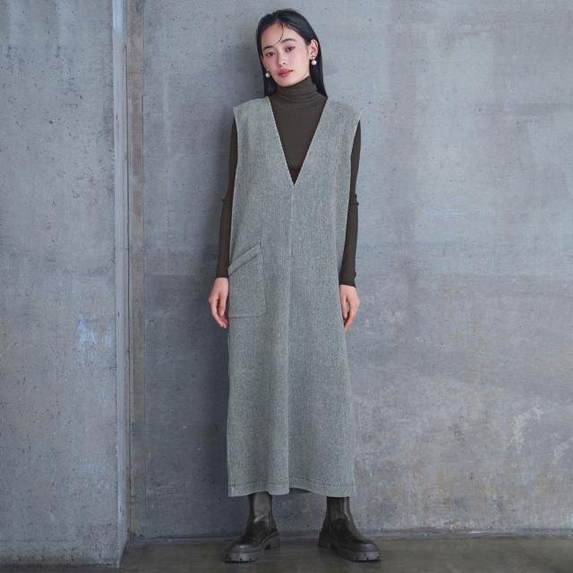 ラメ入りコーデュロイ ジャージー ジャンパースカート スカート ジャンパースカート 121202