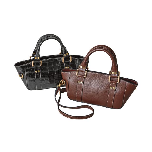 MARCO BIANCHINI/マルコビアンキーニ 2WAY レザーバッグ（イタリア製） バッグ レザーバッグ 革バッグ 120501