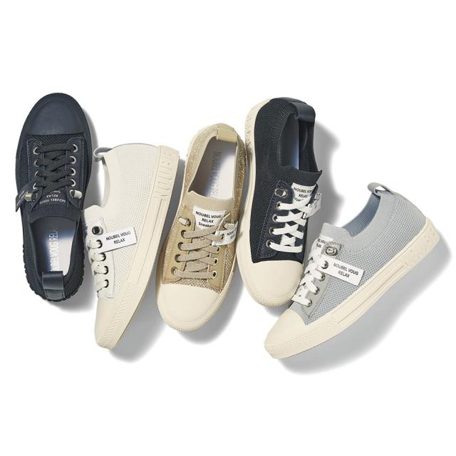 ヌーベルヴォーグ リラックス 総ゴムデザインスリッポンスニーカー スニーカー コンフォートパンプス シューズ BL0454