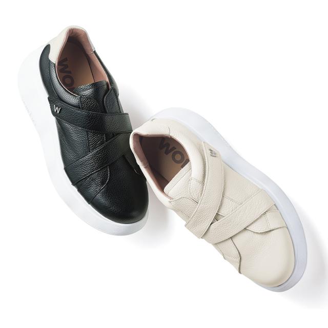 wonders/ワンダース 厚底 面テープ スニーカー（スペイン製） スニーカー コンフォートシューズ ヒールスニーカー 128006