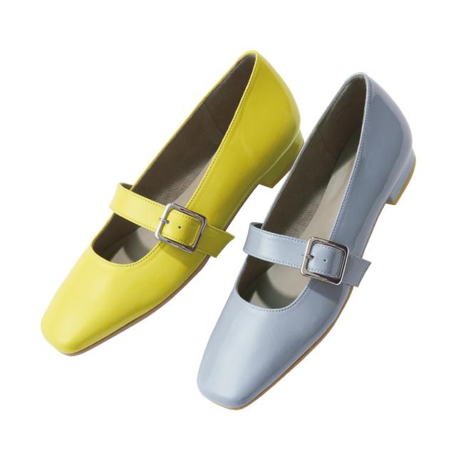 レザー バックル パンプス（日本製） パンプス サンダル ストラップ バックストラップパンプス 135104